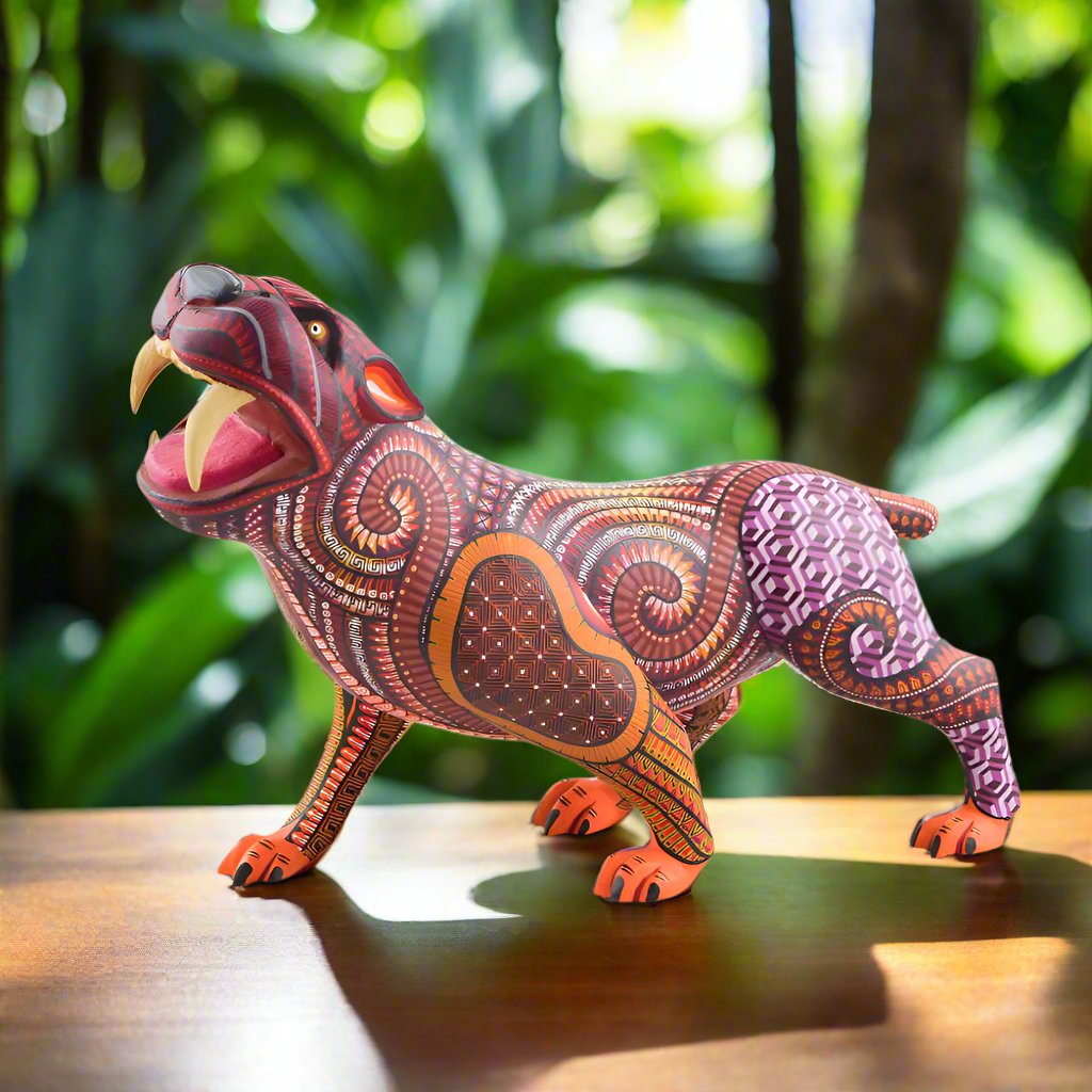 Alebrije Jaguar Oaxacan Wood Carving | magiamexica.com – Magia Mexica